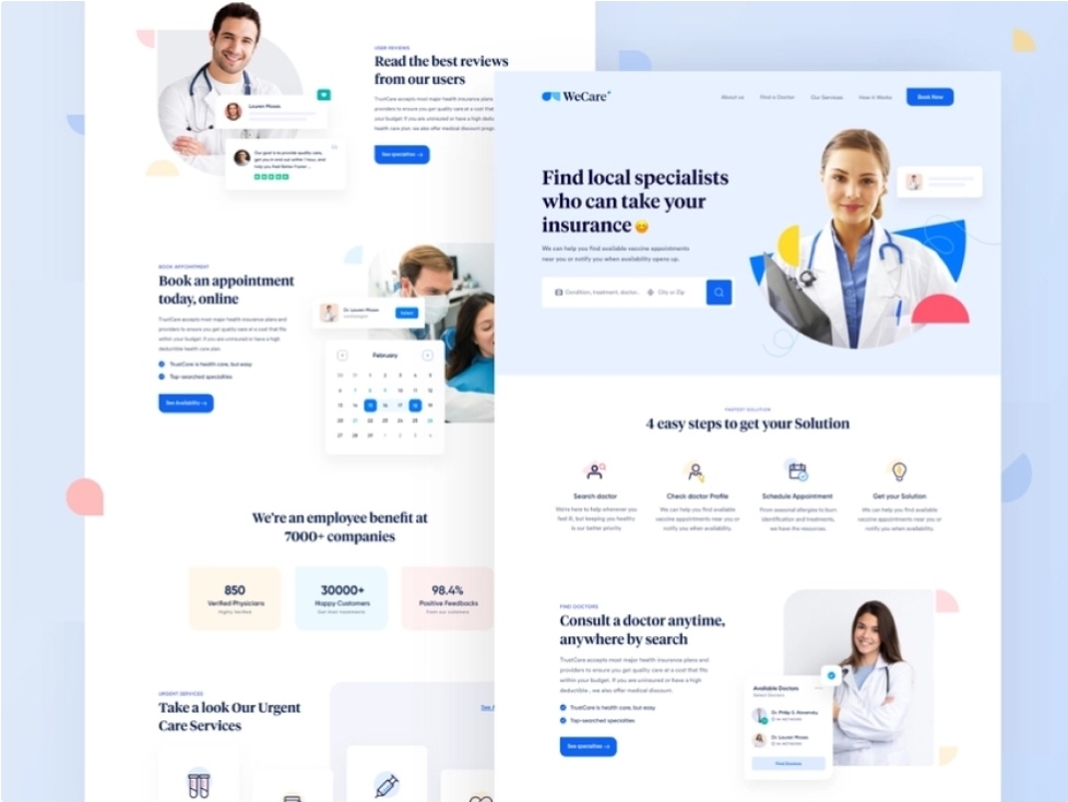 Website design for medical practice - read on WEZOM blog